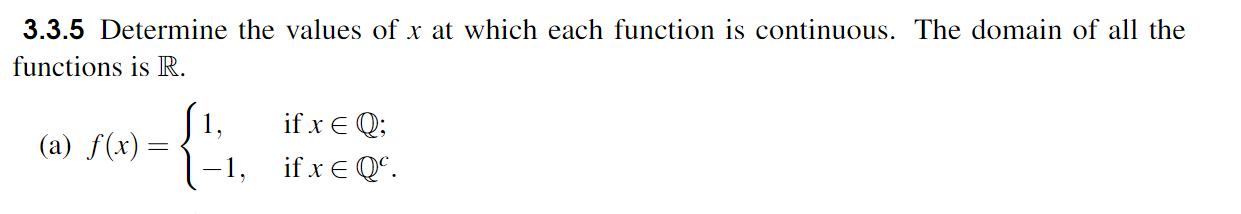 Solved 3.3.5 ﻿Determine the values of x ﻿at which each | Chegg.com