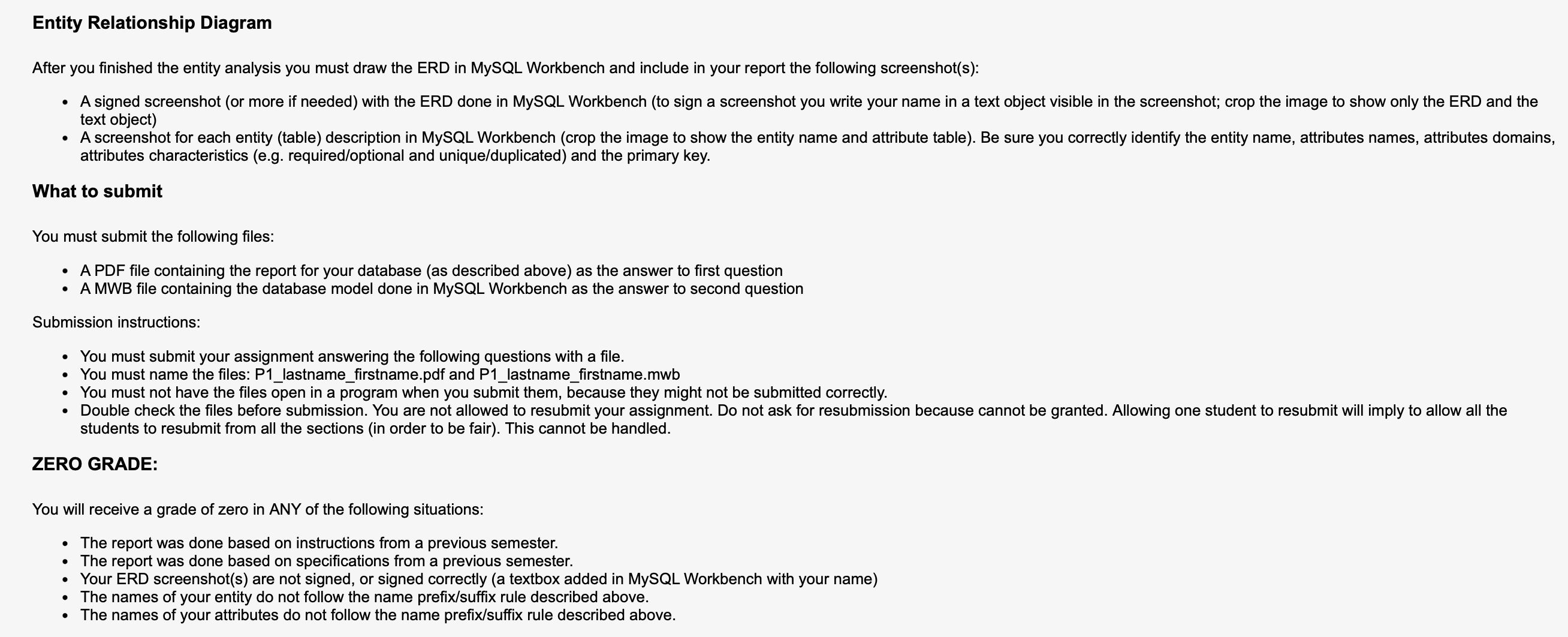 Solved Project Part 1 - Initial Design Instructions This | Chegg.com