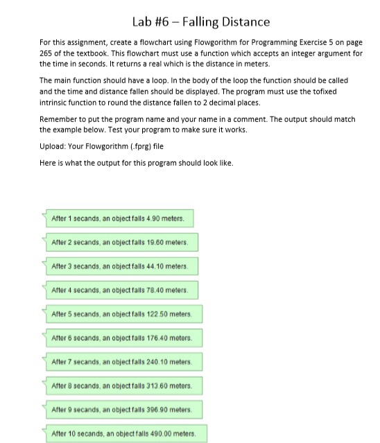 Solved Please complete using flowgorithm.org and upload | Chegg.com