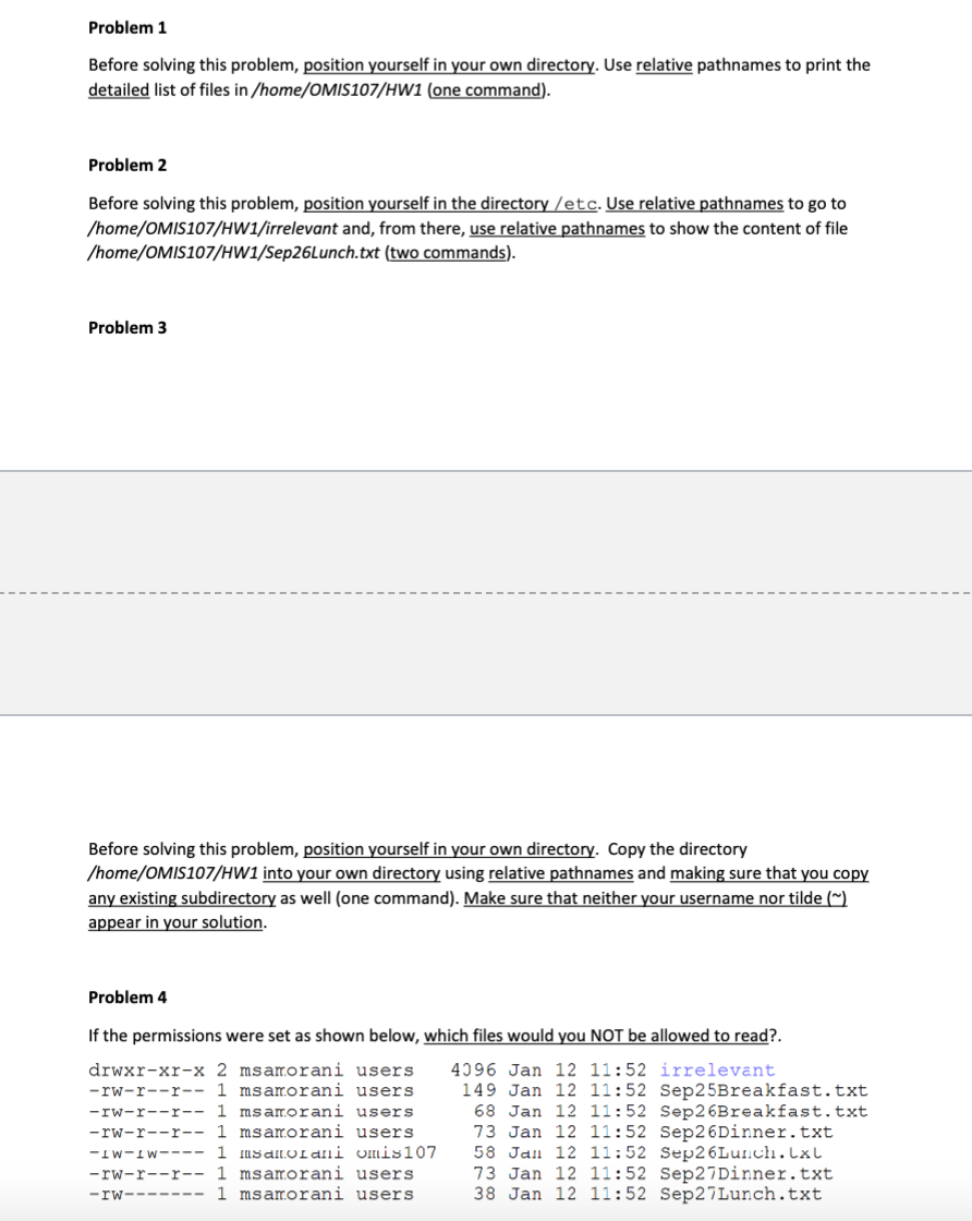 Solved This is for Mac linux terminal | Chegg.com