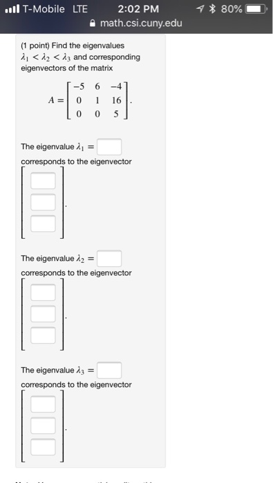 Solved ll T-Mobile LTE 2:02 PM * 80% math.csi.cuny.edu (1 | Chegg.com