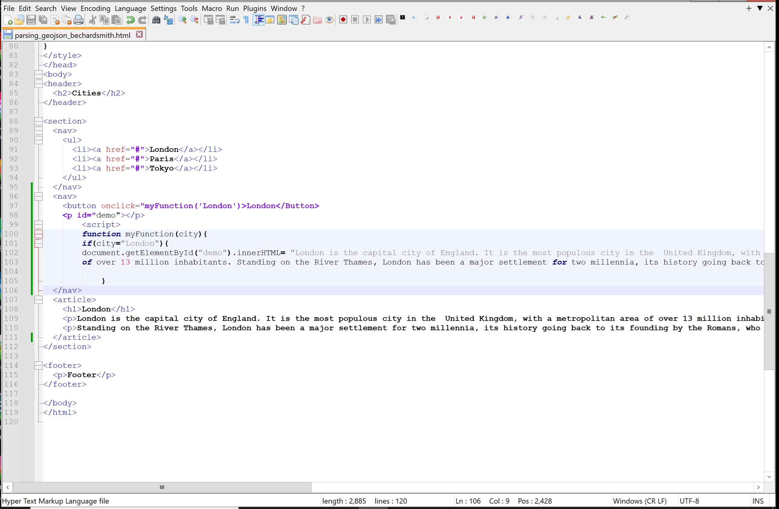 Solved We are using JavaScript and the objective is to add a | Chegg.com