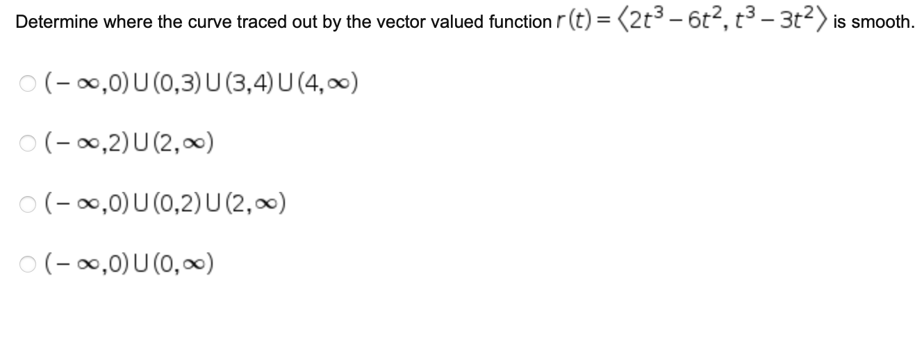 Solved Determine where the curve traced out by the vector | Chegg.com