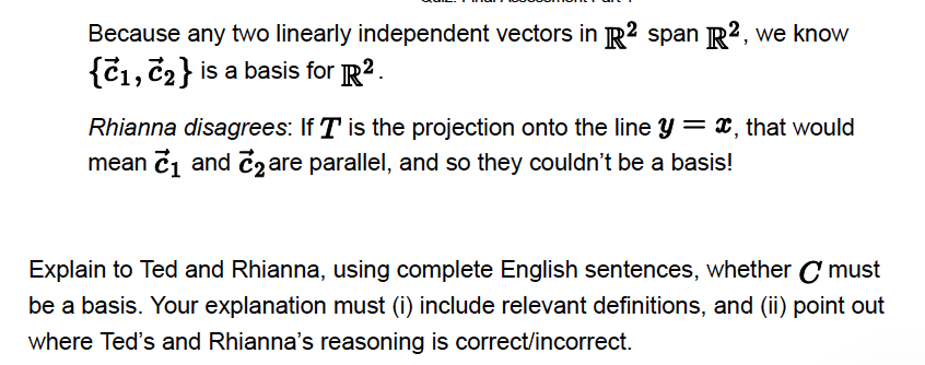 Solved Let T :R2 + R2 be a linear transformation and let B = | Chegg.com