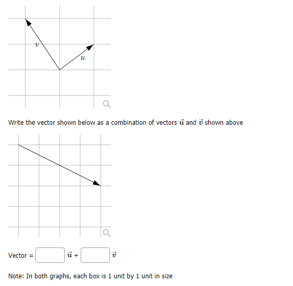 Solved Write the vector shown below as a combination of | Chegg.com Solved Write the vector shown below as a combination of | Chegg.com