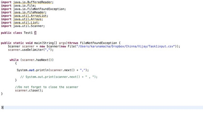 Write a Java program to parse a given CSV file and | Chegg.com