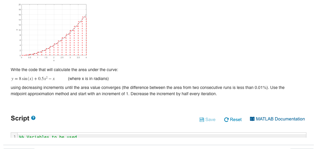 Solved Numerical Integration - Variable Increment My | Chegg.com