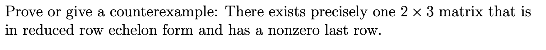 Solved Prove or give a counterexample: There exists | Chegg.com
