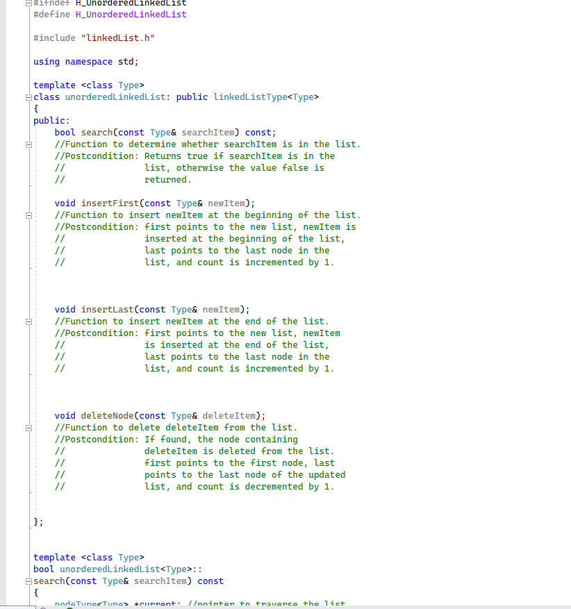 -Overload the insertFirst and insertLast pure virtual | Chegg.com