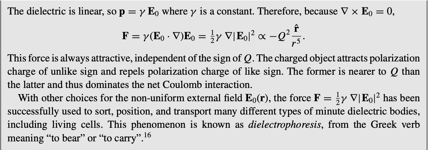 Solved Example 6.5 How does the force between a charged | Chegg.com