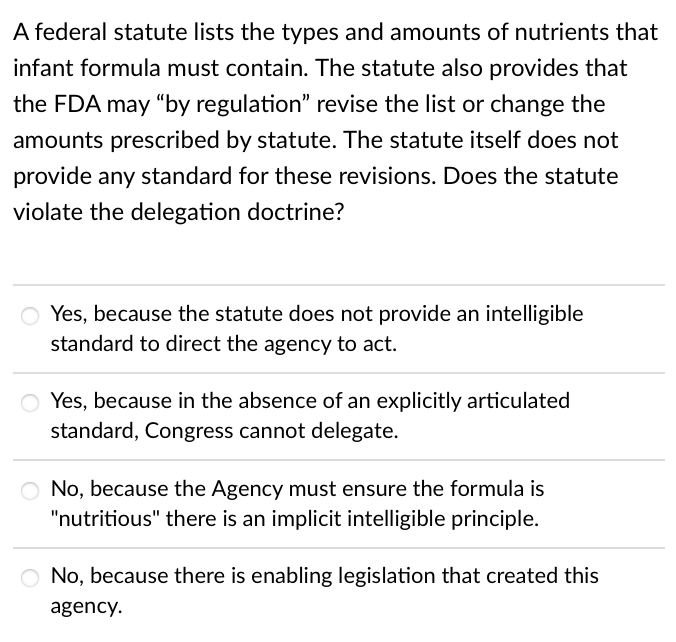 Solved A federal statute lists the types and amounts of | Chegg.com