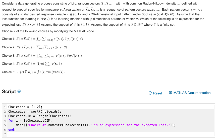 Consider a data generating process consisting of | Chegg.com