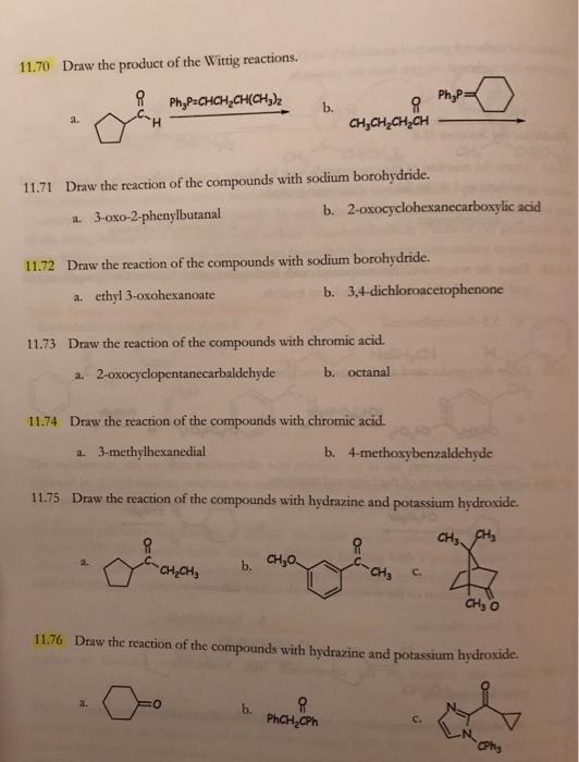 Solved 11.70 Draw the product of the Wittig reactions. Ph3P | Chegg.com