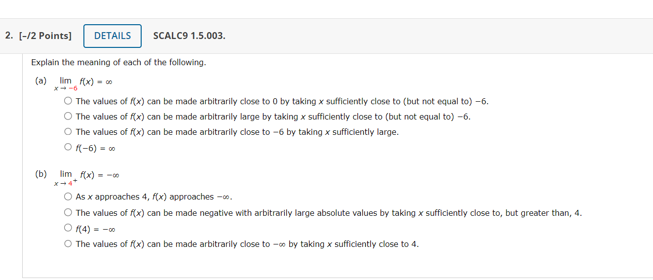 Solved Explain the meaning of the following equation. | Chegg.com