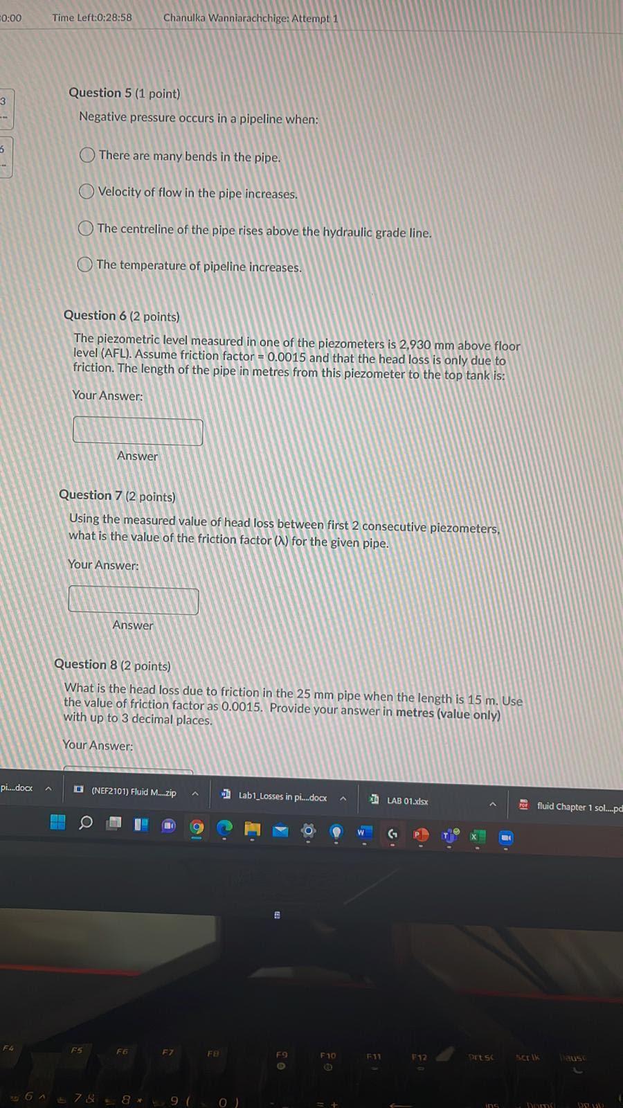 Solved Question 5 (1 point) Negative pressure occurs in a | Chegg.com