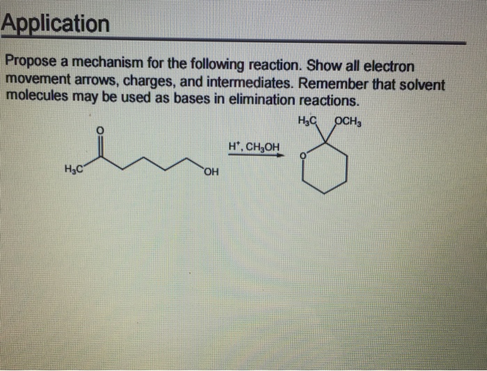 Solved Propose a mechanism for the following reaction. Show | Chegg.com