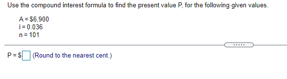 Solved Use the continuous compound interest formula to find | Chegg.com