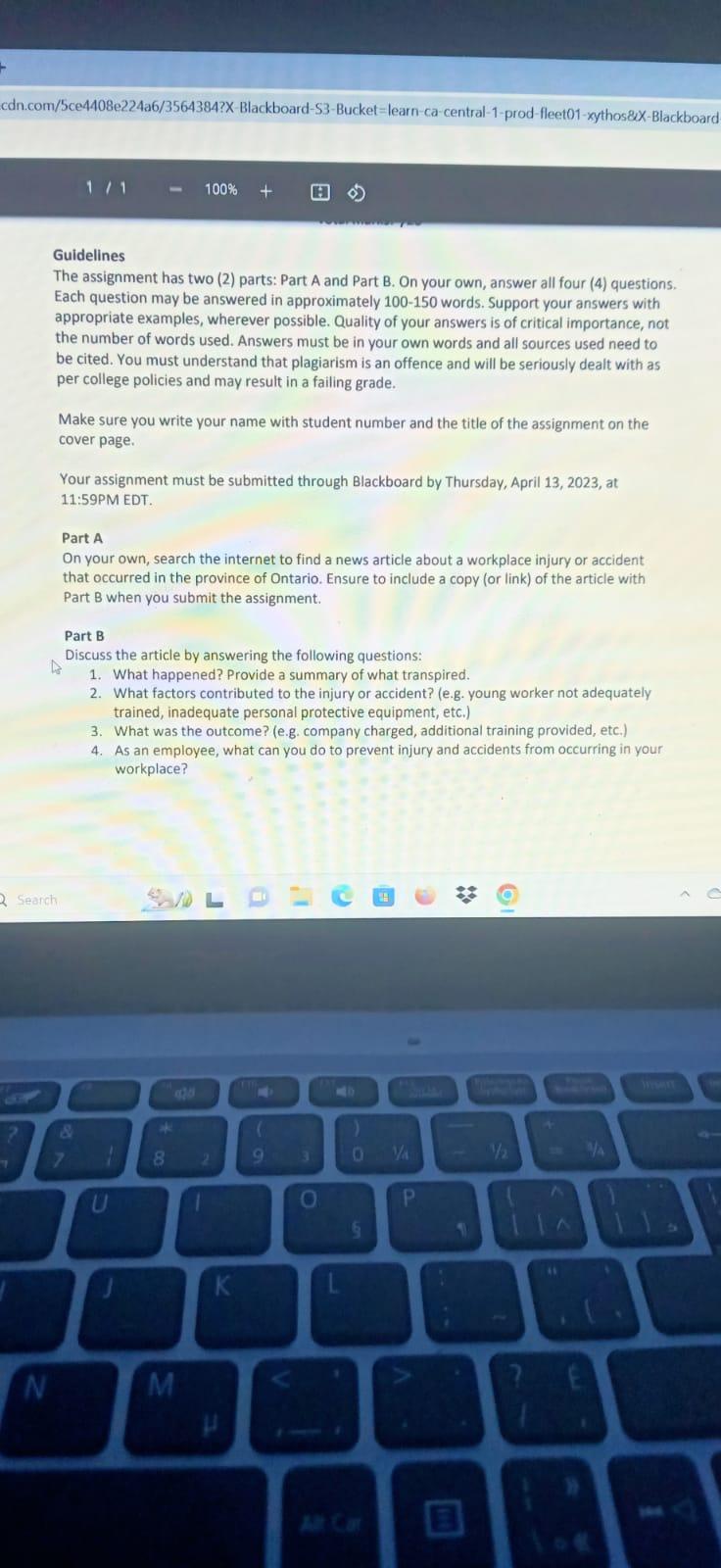 Solved Guidelines The assignment has two (2) parts: Part A | Chegg.com