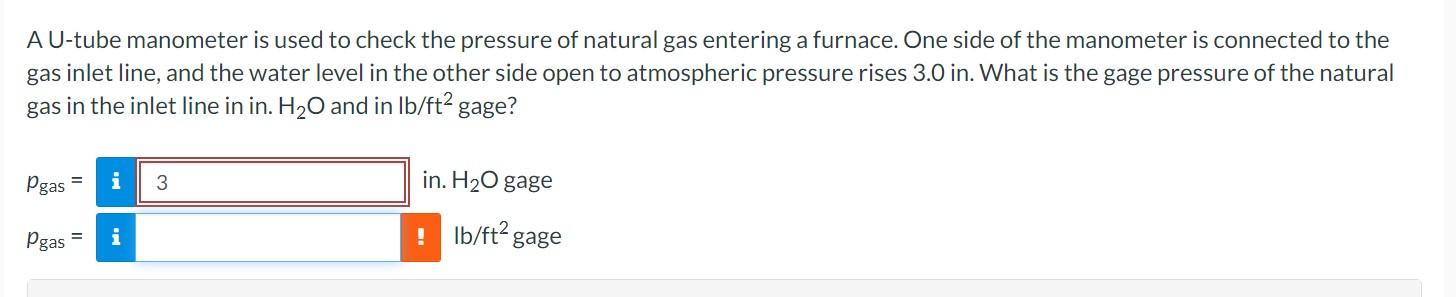 Solved A U-tube manometer is used to check the pressure of | Chegg.com