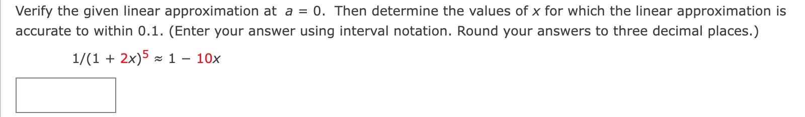 Solved Verify The Given Linear Approximation At A0 Then 8388