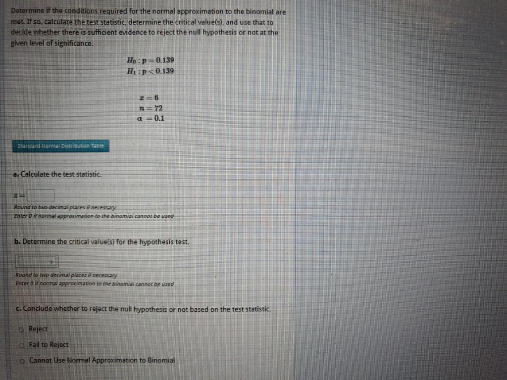 Solved Determine if the consitions required for the normal | Chegg.com