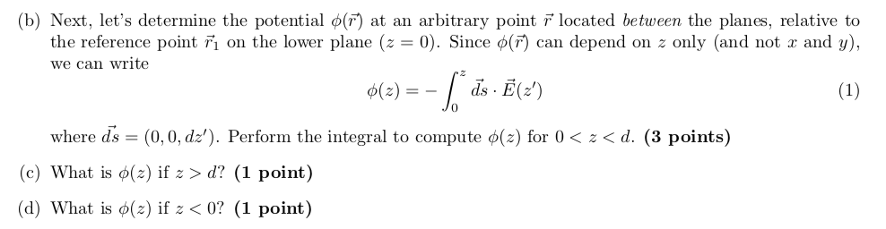 Solved Problem 1 (12 points): Consider two infinite charged | Chegg.com