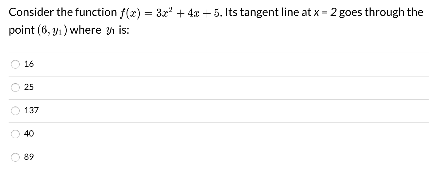 Solved Consider the function f(x) = 3x2 + 4x + 5. Its | Chegg.com