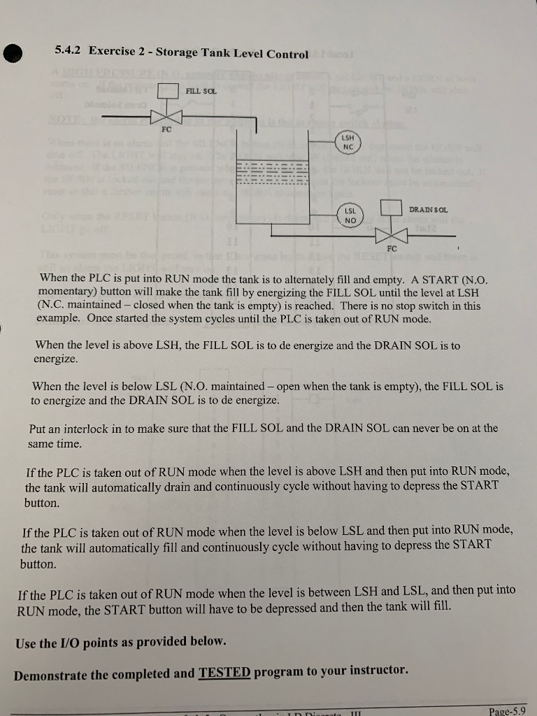 Solved using RS logix to create two ladder diagram | Chegg.com