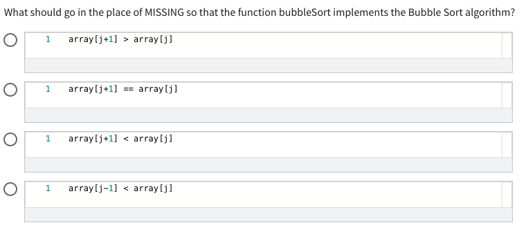 Solved Consider the following piece of incomplete | Chegg.com
