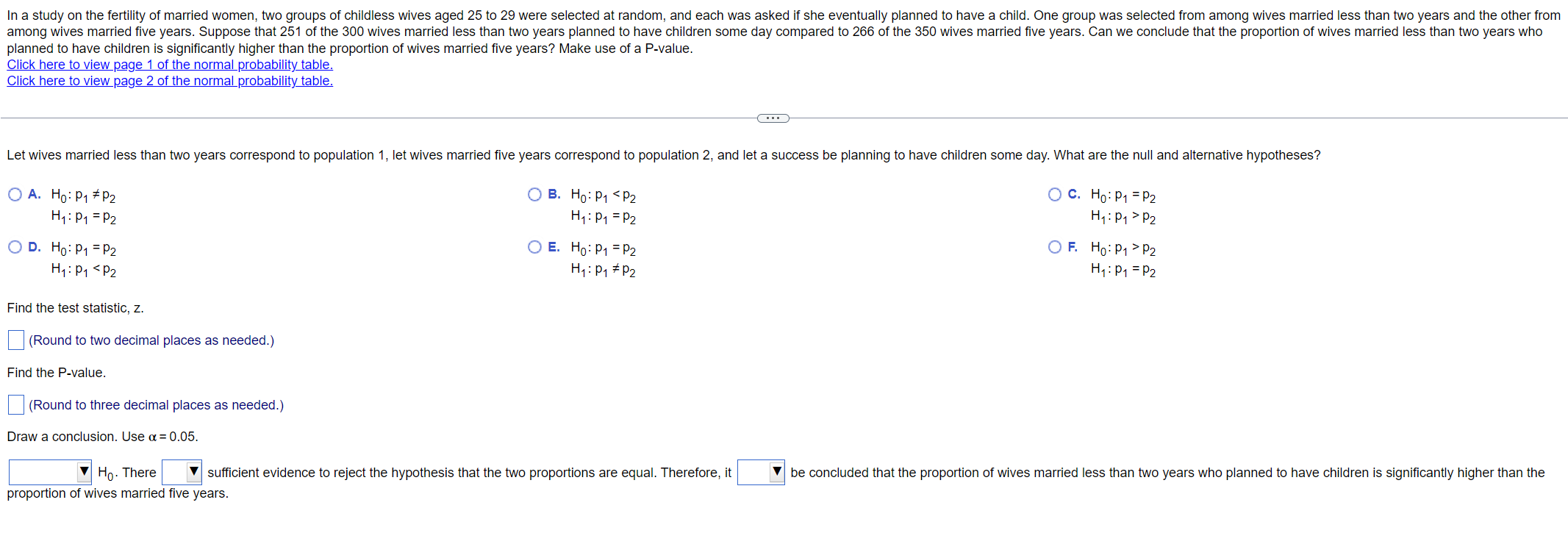 Solved planned to have children is significantly higher than | Chegg.com