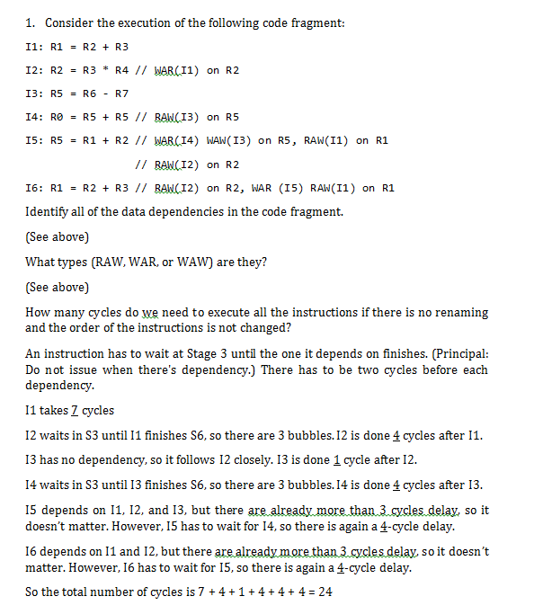 Solved Assume we have 8 registers, R0~R7, and we have a | Chegg.com