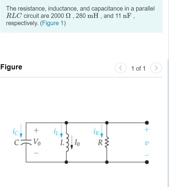 Solved The resistance, inductance, and capacitance in a | Chegg.com