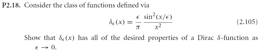 Solved P2.17. Consider the class of functions defined via | Chegg.com