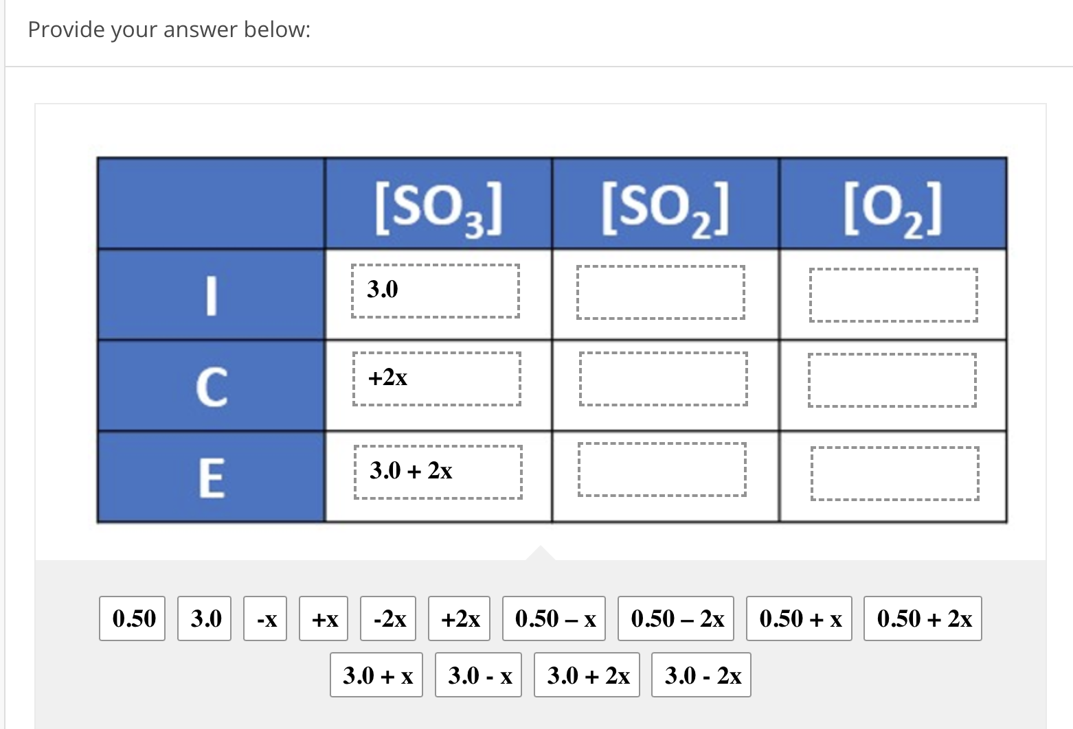 Solved ICE tables are used for calculating changes in | Chegg.com