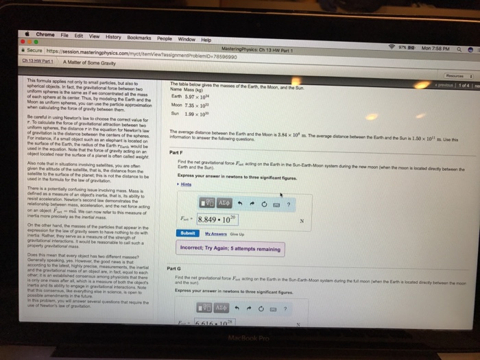 Solved Chrome File Edit People Window Help 을 Secure https// | Chegg.com