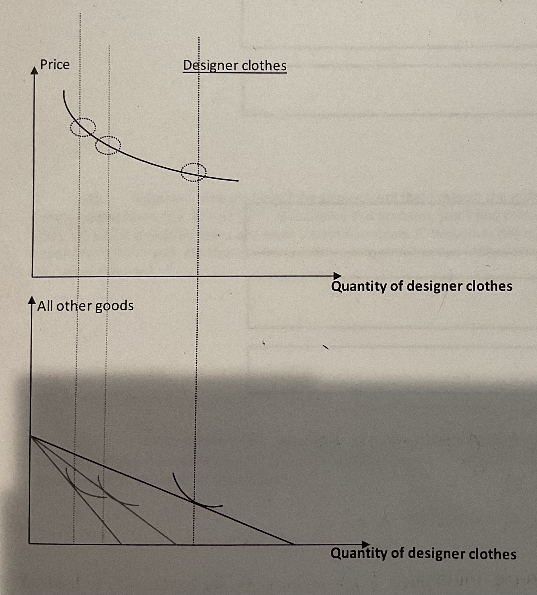 Solved Please, Draw in new equilibria in the consumer choice | Chegg.com