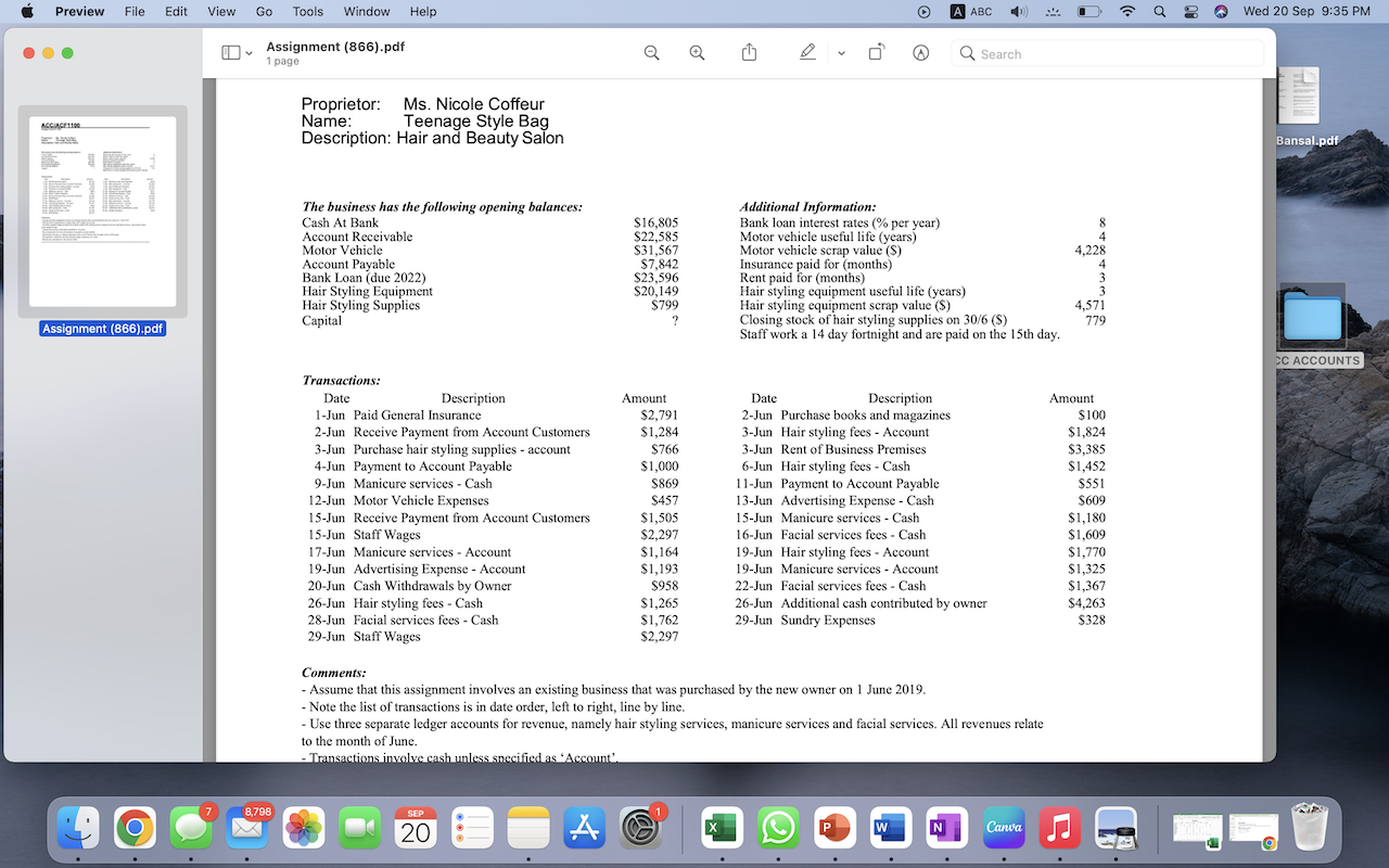 Prepare 10 column worksheet, balance sheet and income | Chegg.com