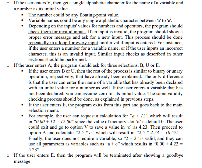 Solved t A: nplete the calculator program that is provided | Chegg.com