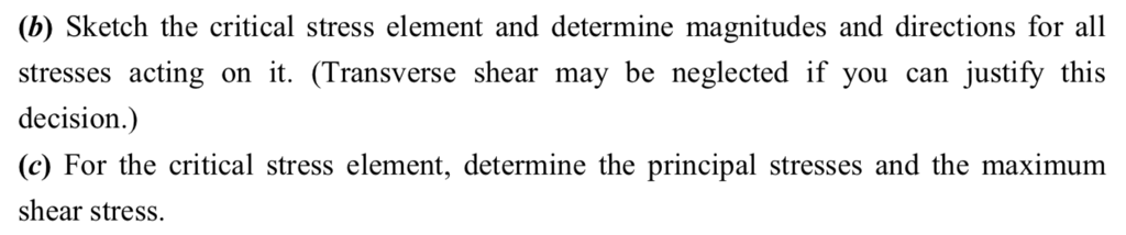 Solved 2 The Cantilevered Bar In The Figure Is Made From A