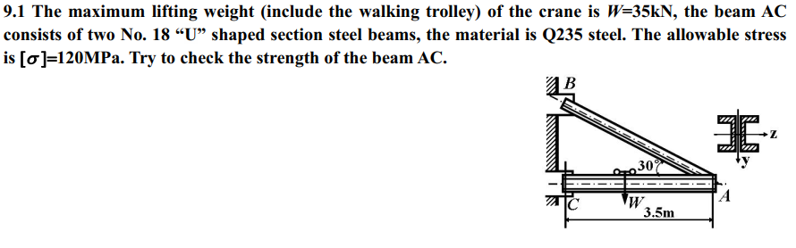 Solved Table for the required data of U shaped section steel | Chegg.com