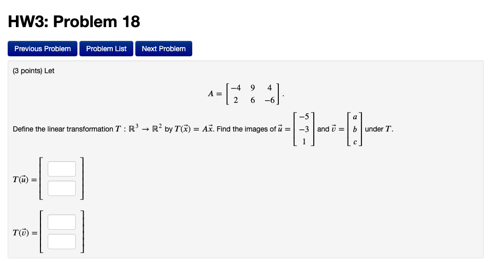 Solved HW3: Problem 15 Previous Problem Problem List Next | Chegg.com