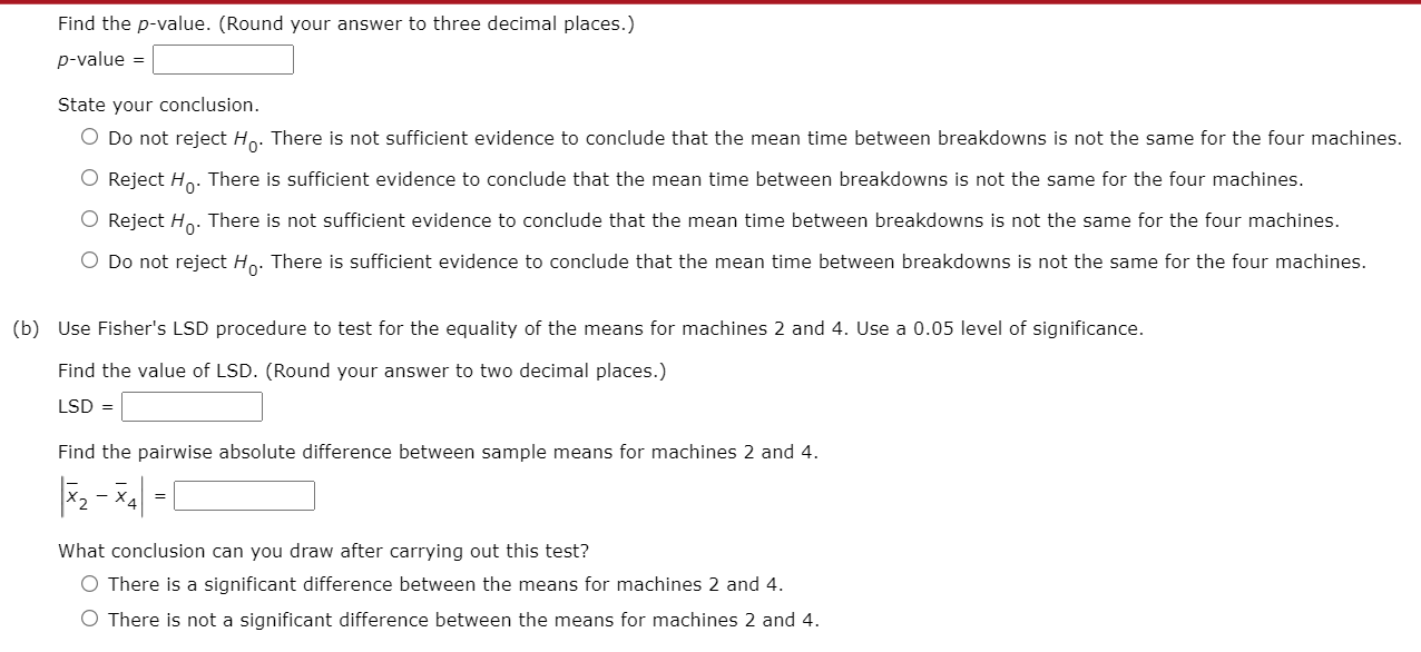 Solved To test for any significant difference in the number | Chegg.com