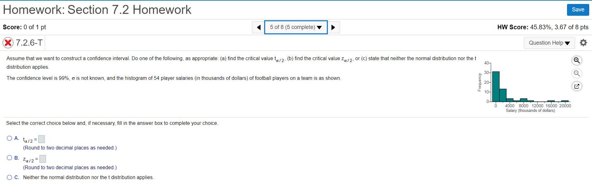 Solved Homework Section 7 2 Homework Save Score 0 Of 1 Pt
