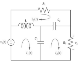 Solved Question 3- Consider following RLC network.3-1 (15 | Chegg.com