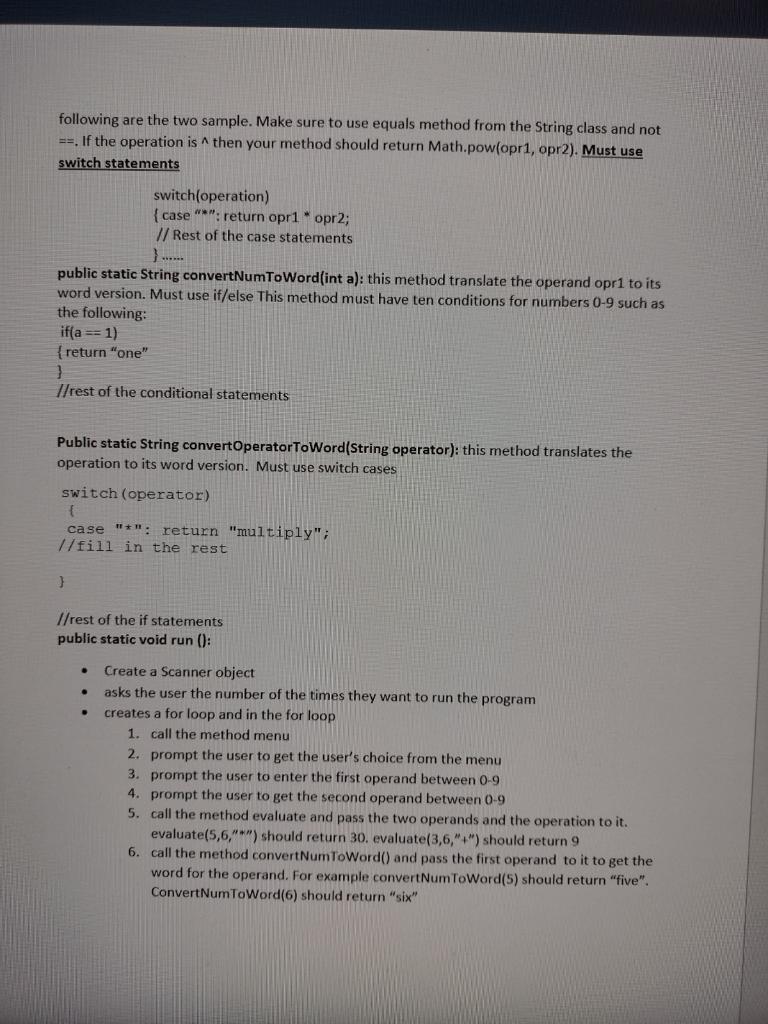 Solved Objectives Practice conditional statements, and | Chegg.com