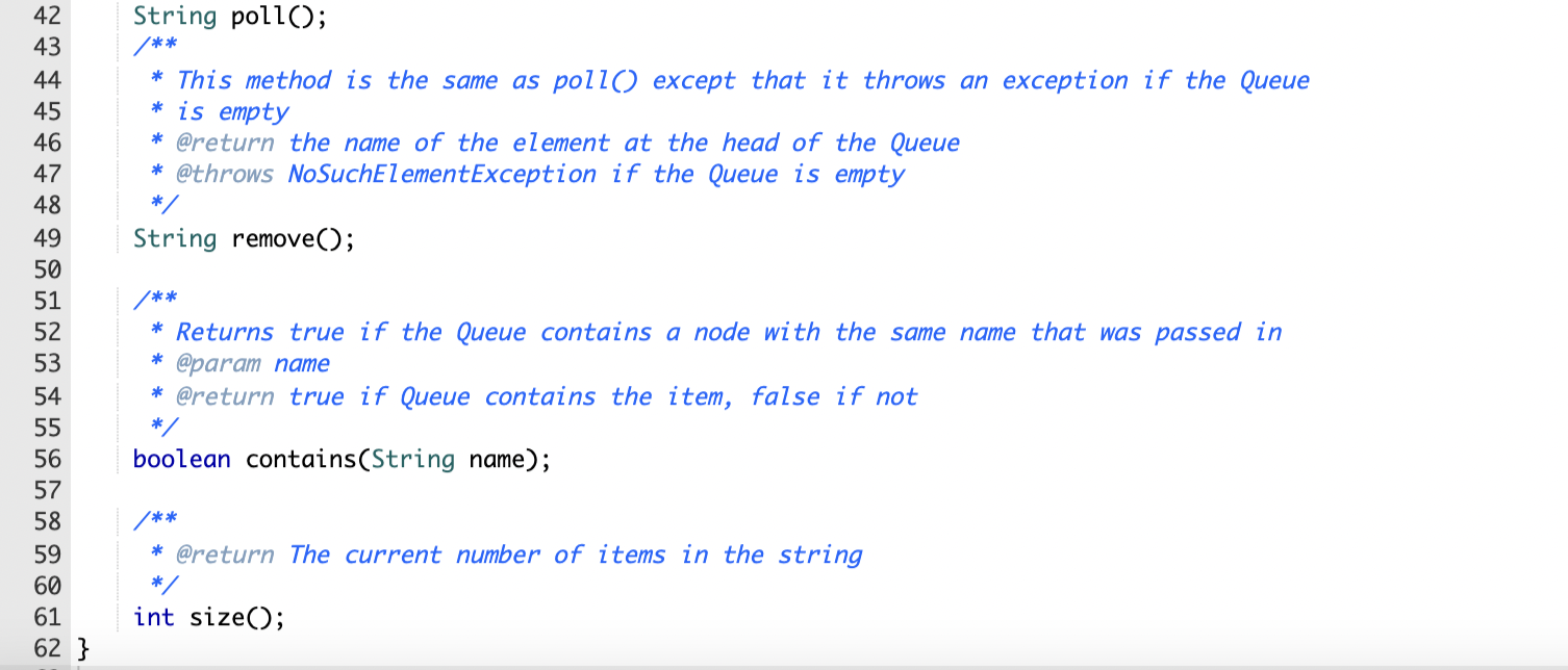 Solved 8.7 Lab 14 - Queue Implementation with LinkedList | Chegg.com