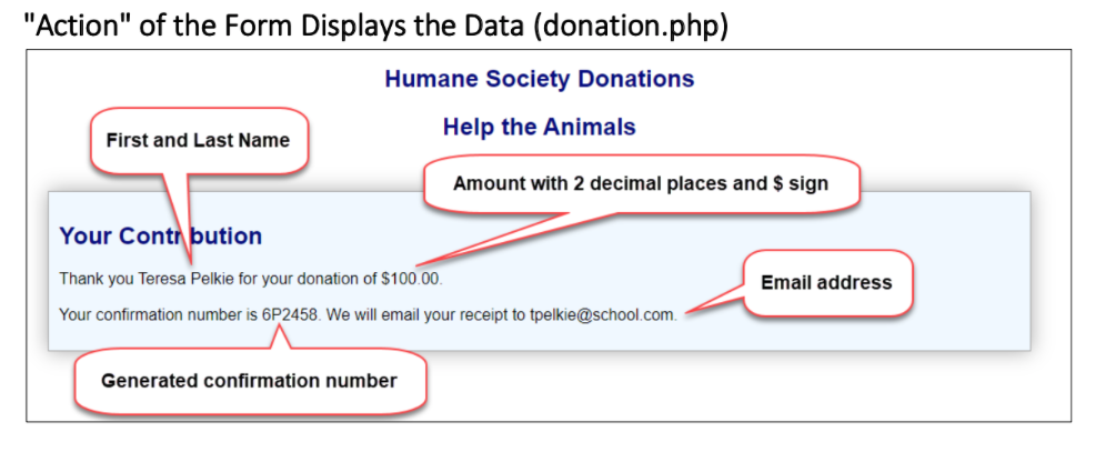 Solved Objective: To learn how to use PHP to retrieve string | Chegg.com
