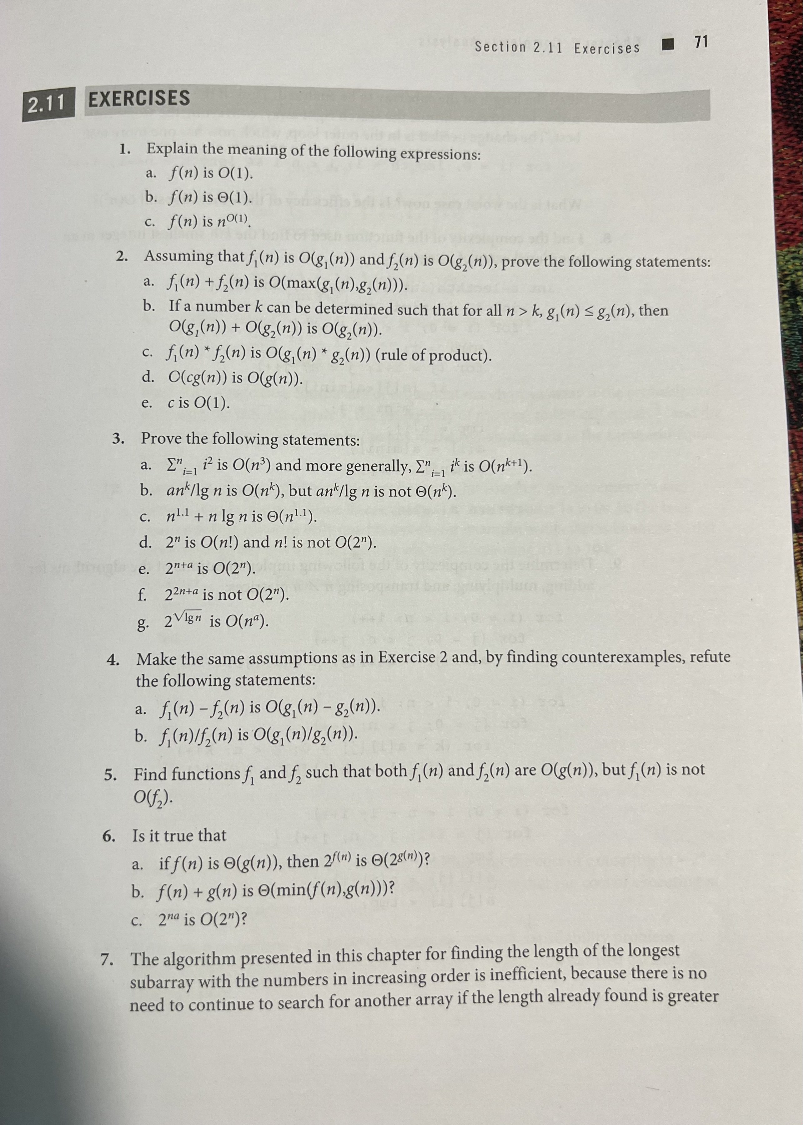 Solved 1. Explain the meaning of the following expressions: | Chegg.com