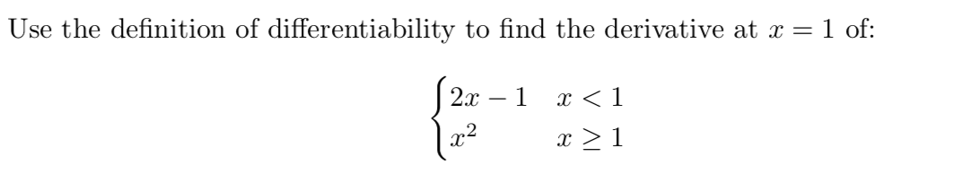Solved Use the definition of differentiability to find the | Chegg.com Solved Use the definition of differentiability to find the | Chegg.com