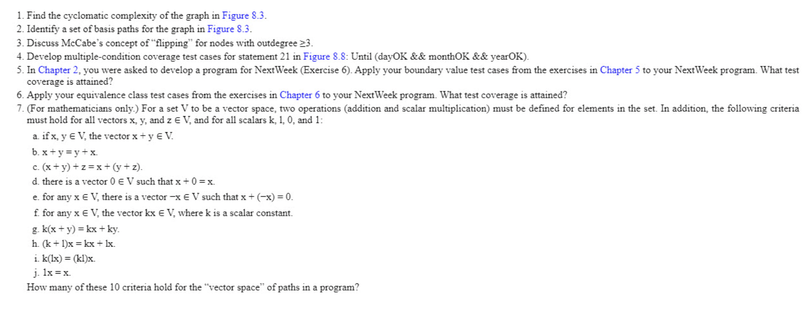 1 Find The Cyclomatic Complexity Of The Graph In